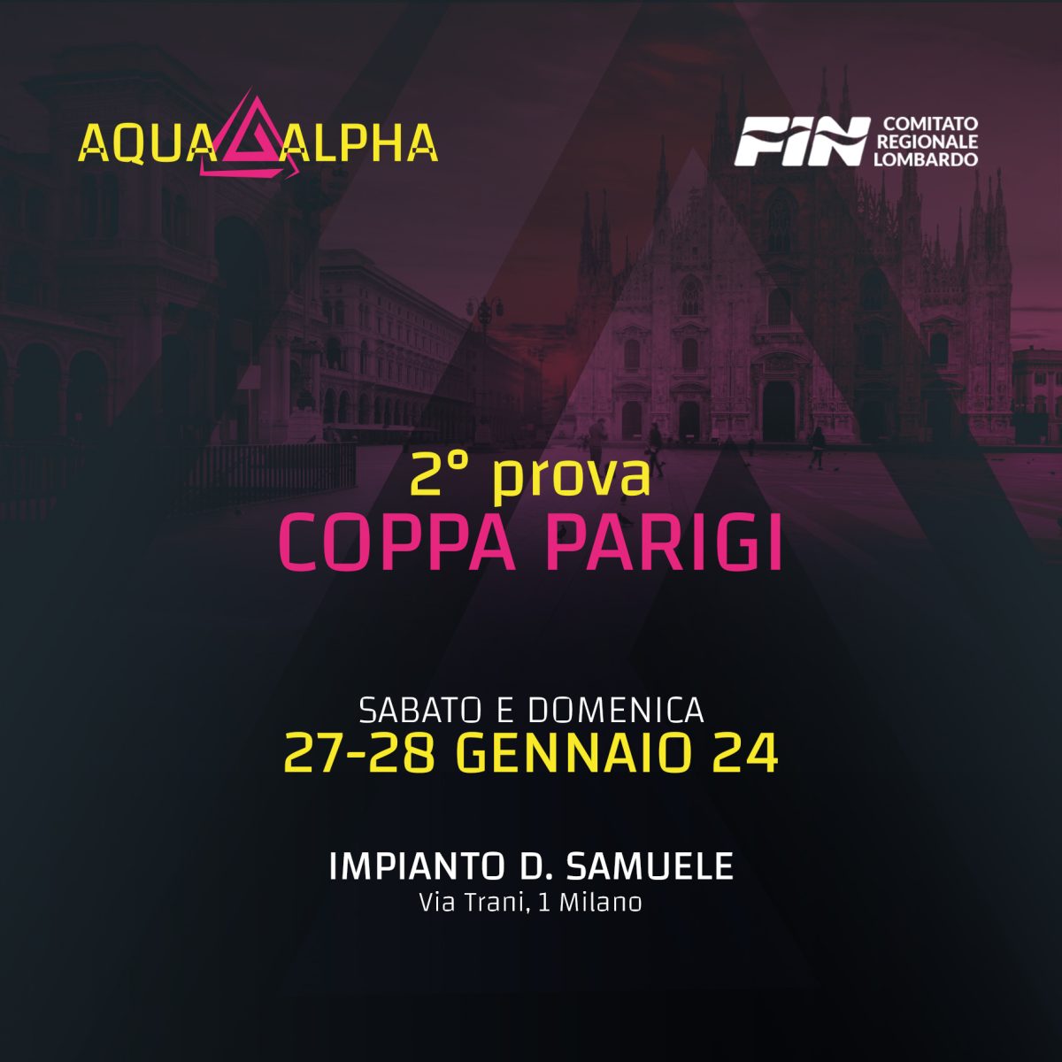 Gli Alphas alla 2° prova Coppa Parigi - Aqua Alpha
